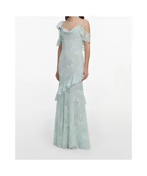 SELF-PORTRAIT Ruffled Dress