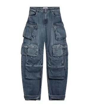 Attico Multi-pocket Cargo Jeans