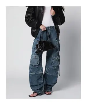 Attico Multi-pocket Cargo Jeans