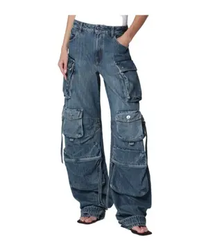 Attico Multi-pocket Cargo Jeans