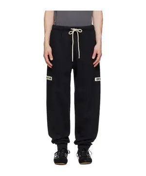 Fear Of God Drawstring Casual Trousers - Black