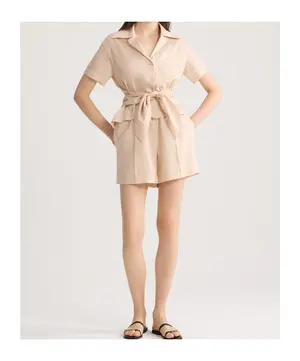 PATOU Knotted Beach Shirt - Nude