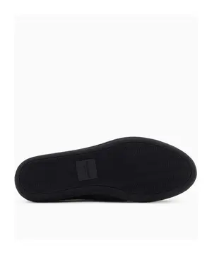 Giorgio Armani Almond Toe Slip-on Loafers