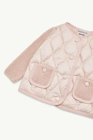 Moncler Wool Cashmere Down Cardigan