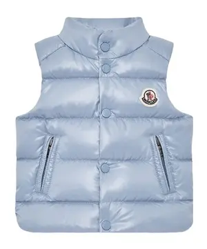 Moncler Bernard Down Gilet - Light Blue
