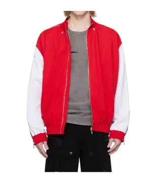 KUSIKOHC Full-zip Fleece Sports Jacket - Red