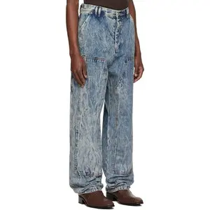 KUSIKOHC Workwear Jeans With Multiple Rivets