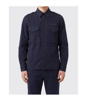 Aspesi Patchwork Long-sleeved Shirt