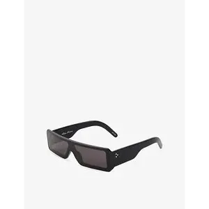 Rick Owens Gethshades Rectangular-frame Acetate Sunglasses
