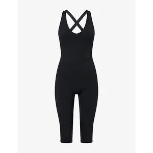 Bo+tee Soft Active Capri Stretch-woven Jumpsuit