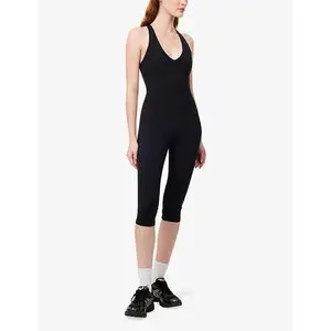 Bo+tee Soft Active Capri Stretch-woven Jumpsuit