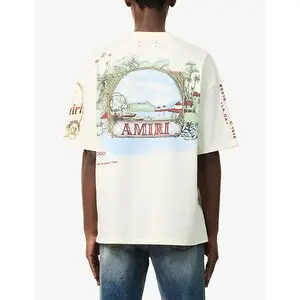 Amiri Vista Skate Graphic Cotton-jersey T-shirt - Ivory