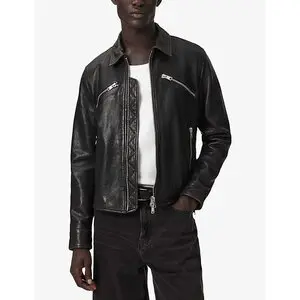 ALLSAINTS Verdi Slim-fit Leather Jacket Xxl