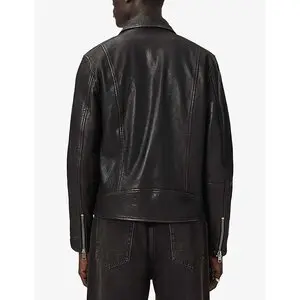 ALLSAINTS Verdi Slim-fit Leather Jacket Xxl