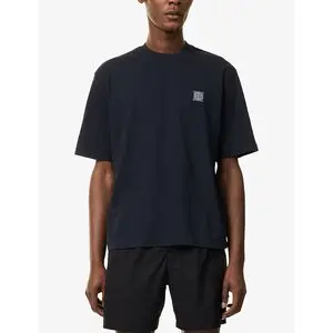 Stone Island Compass Logo-patch Short-sleeve Cotton-jersey T-shirt Xxxl