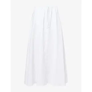 Dissh Ravello High-rise Cotton Midi Skirt