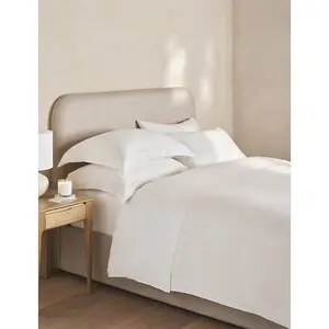 THE WHITE COMPANY Pure Linen Oxford Pillowcase 50cm X 90cm - White