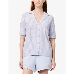 Varley Madelene Cotton-knit Shirt