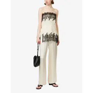 Dissh Mina Lace Woven Top