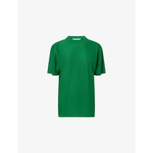 Bottega Veneta Relaxed-fit Round-neck Cashmere-knit T-shirt - Grass Green