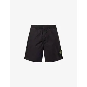 Stone Island Tela Paracadute Shorts - Black