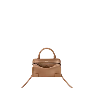 Loewe Amazona 180 Mini Leather Top-handle Bag - Mocha