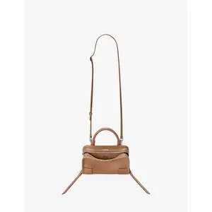 Loewe Amazona 180 Mini Leather Top-handle Bag - Mocha