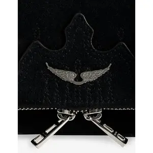 Zadig&Voltaire Rock Nano Mini Suede Western Clutch Bag