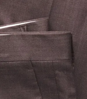 LARDINI Virgin Wool Blend Straight Leg Trousers