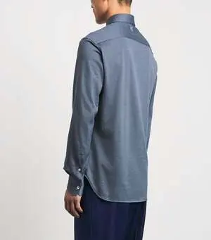 Canali Cotton-lyocell Jersey Shirt