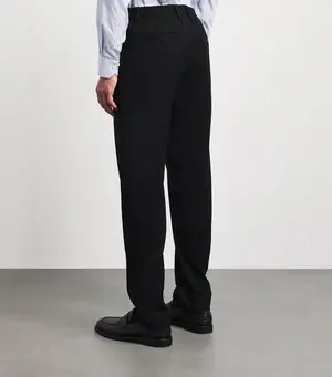 Canali Wool Drawstring Trousers
