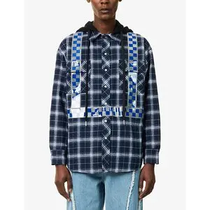 AWGE Workwear Flannel Check Cotton-blend Jacket