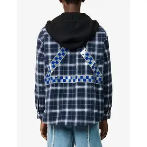 AWGE Workwear Flannel Check Cotton-blend Jacket