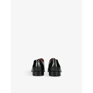 Santoni Adrian Leather Monk Shoes