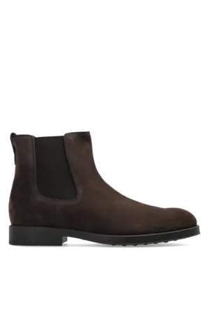 TOD’S Suede Ankle Boots - Brown
