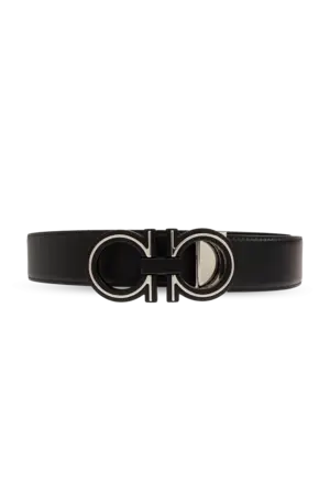 FERRAGAMO Double-sided Belt - Black