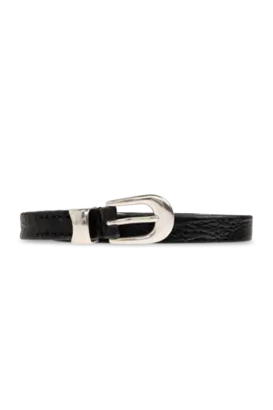 Our Legacy Leather Belt With A Vintage Effect