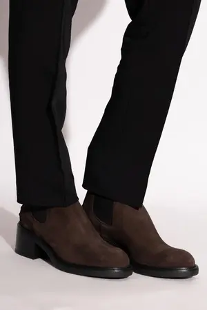 TOD’S Suede Heeled Ankle Boots