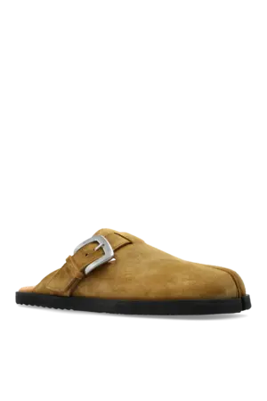 MAISON MARGIELA Suede Mules With ‘tabi’ Cutout