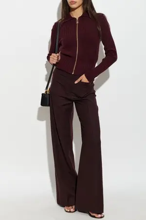 Victoria Beckham Wool Trousers With Pleats