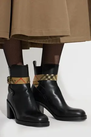 Burberry Huntley’ Heeled Ankle Boots