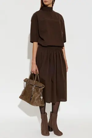 MAISON MARGIELA Suede Heeled Ankle Boots