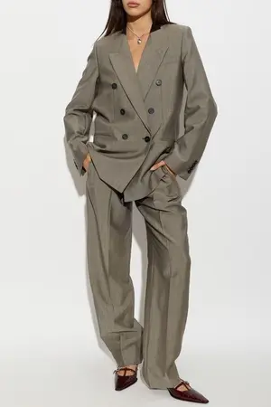 Victoria Beckham Double-breasted Wool Blazer