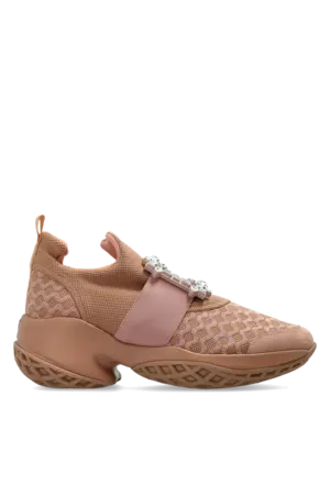 ROGER VIVIER Embellished Sneakers - Pink