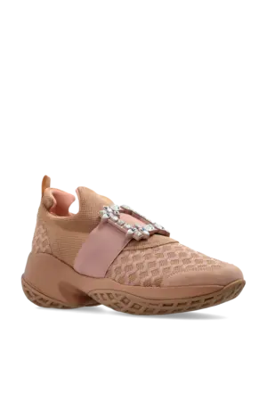 ROGER VIVIER Embellished Sneakers - Pink