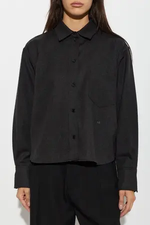 Victoria Beckham Wool Shirt With Pocket