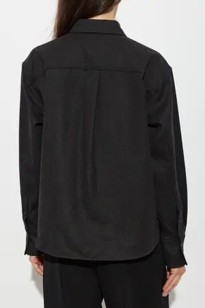 Victoria Beckham Wool Shirt With Pocket