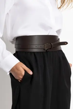 Max Mara Mulino’ Leather Belt
