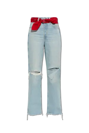 RE/DONE 90s High Rise Loose Jeans - Light Blue