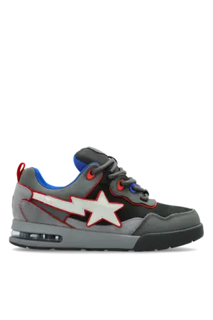 A BATHING APE Sports Shoes With Logo - Grey